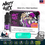 Nasty Juice ASAP Grape E-Liquid (5 Pack Tin) | Puffin Clouds UK