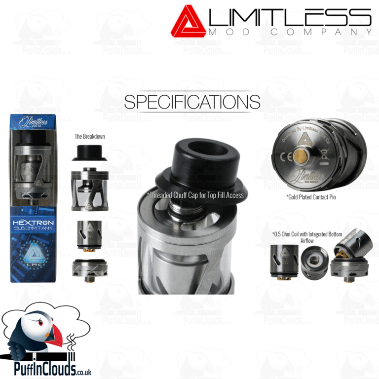 Limitless Hextron Tank (UK Edition) | Puffin Clouds UK
