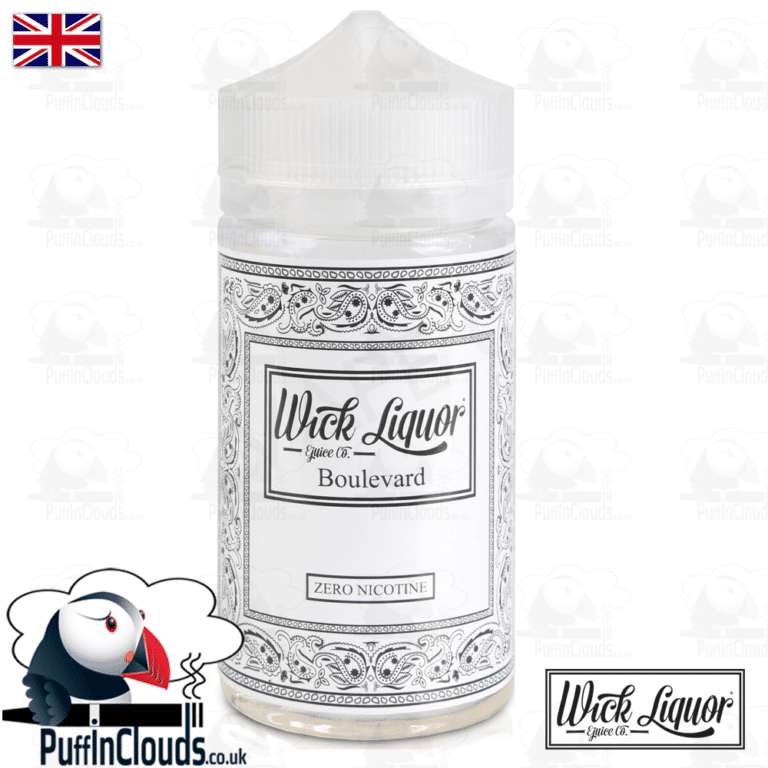 Wick Liquor Boulevard Short Fill E-Liquid | Puffin Clouds UK