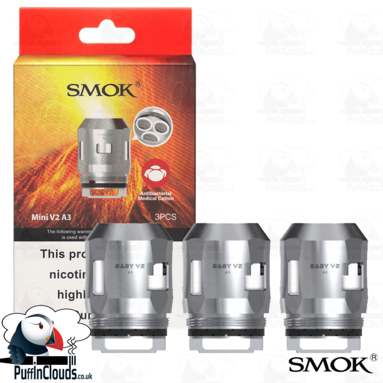 SMOK TFV-Mini V2 A3 Coils (3 Pack) - Puffin Clouds Ltd